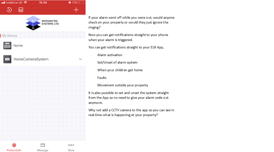 ELR Intergrated Systems - Alarms